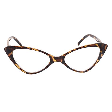 Super Cat Eye Glasses Vintage Fashion Clear Lens Eyewear