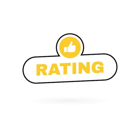 Premium Vector Product Rating Review With Thumbs Up Icon Customer