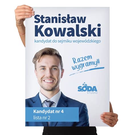 Plakat Wyborczy Drukarnia SODA Druk