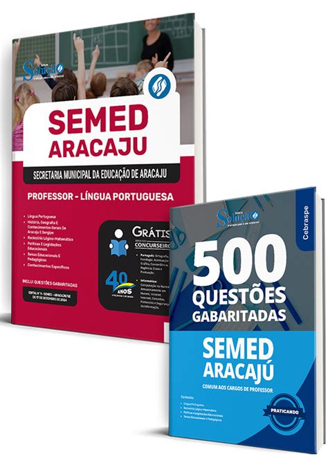 Combo Semed Aracaju Professor Língua Portuguesa
