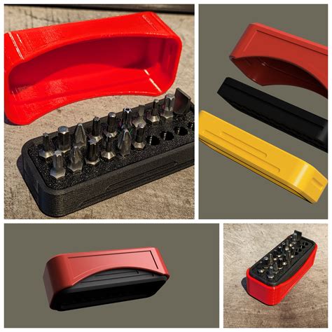 Compact Screwdriver Bit Box By Elothan Download Free STL Model Printables Com