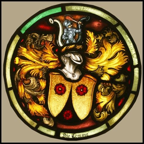 Ref Ron420 Roundel Heraldic Armorial Coat Of Arms Panel