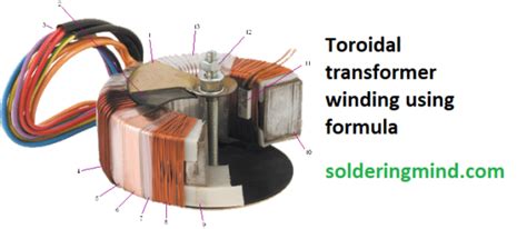 Toroidal Transformer Winding Using Formula