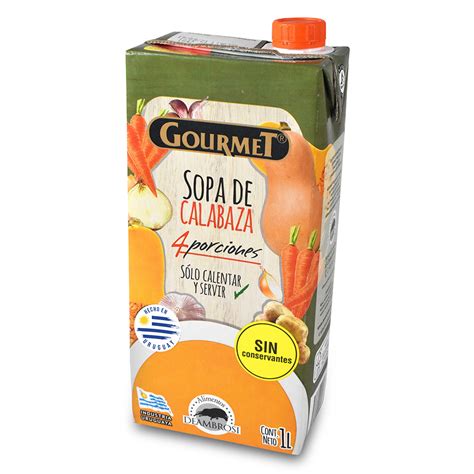 Sopa De Calabaza Alimentos Deambrosi