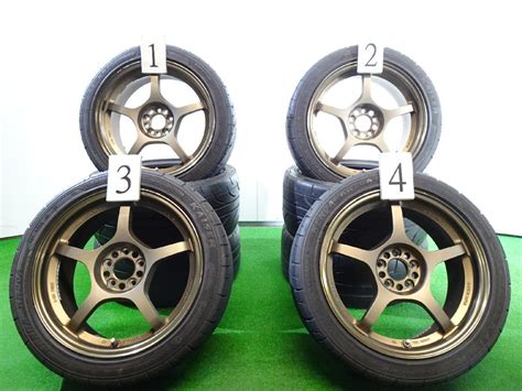 4本 Rays グラムライツ 57f 鍛造 17インチ 75j 40 30 5h Pcd 100 ラジアル ケンダ Kr20a