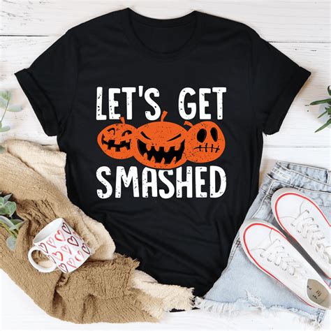 Lets Get Smashed Tee Peachy Sunday
