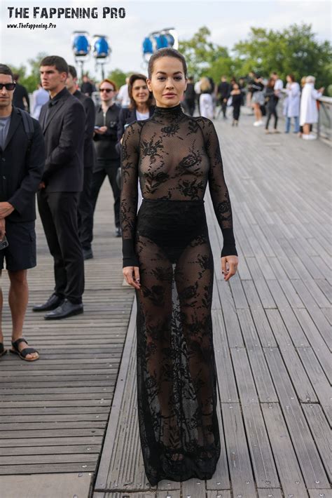 Rita Ora Exposed Her Naked Tits Braless Photos The Fappening