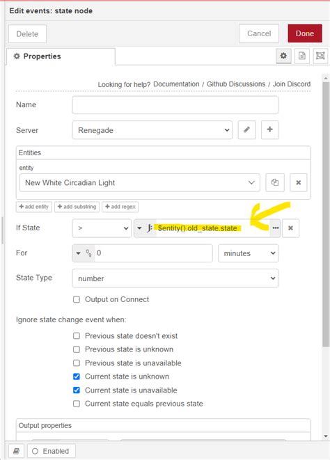 Events State Node If State Conditional Using The Current State Change