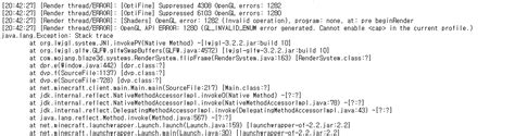 Java Minecraft 1171 Optifine How To Solve Opengl Error Super User