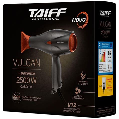 Secador Taiff V Vulcan W ELÉTRICOS Secadores na Loja AKAI