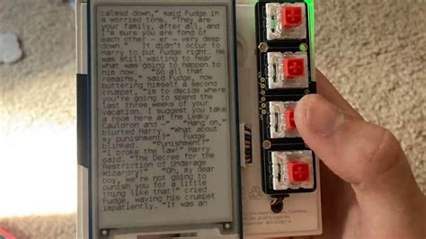 diy e reader project has physical buttons good e reader