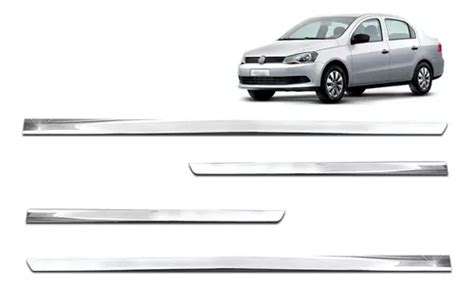 Aplique Friso Cromado Polo Bora Golf Jetta Amarok Slim 4pt