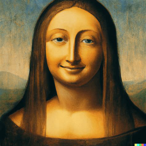 Mona Lisa Smiling Of Leonardo Davinci Rdalle2