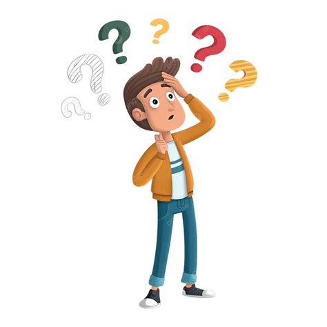 Question Mark Person Cartoon