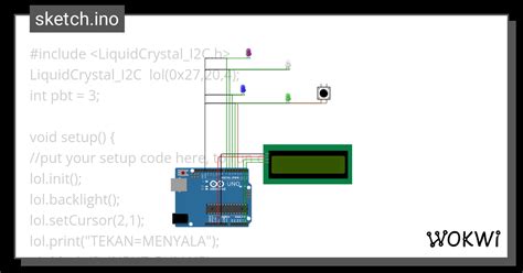 Led Dan Push Copy Wokwi Esp32 Stm32 Arduino Simulator