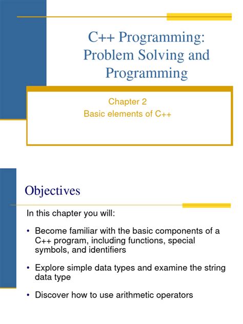 Chap02 Basic Elements Of C Pdf Computer Program Programming