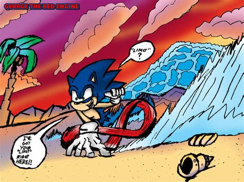 Sonic The Hedgehog Limit Redraw By Georgetheredengine15 On Deviantart