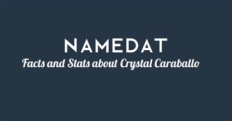 Crystal Caraballo Background Data Facts Social Media Net Worth And More