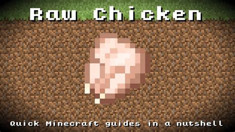 Minecraft Raw Chicken Recipe Item Id Information Up To Date