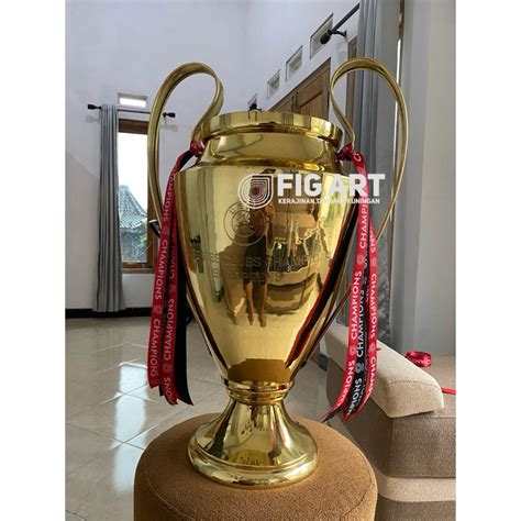 Jual Replika Piala Liga Champions Kuningan Bisa Grafir Sesuai Nama