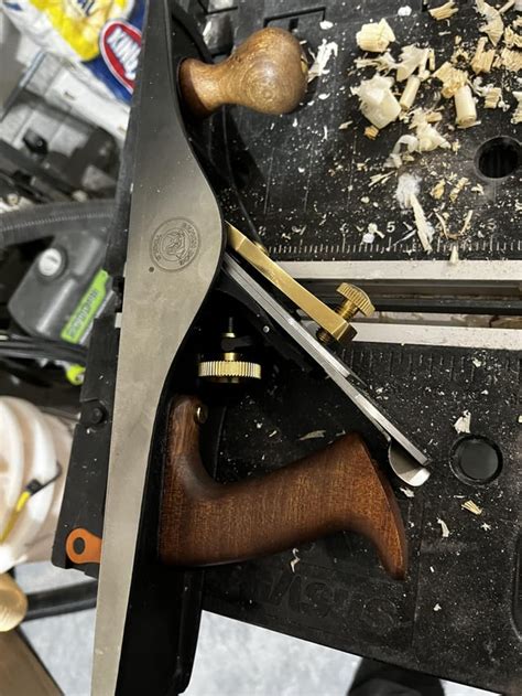 First Time Using A Jack Plane After Honing The Blade And Sole Is It