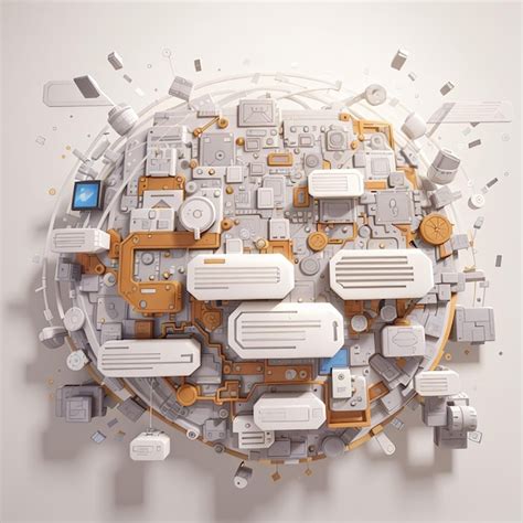 Premium Photo Chat Messages Left Side In White Background