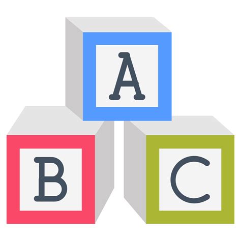 Abc Blocks Educational Toys Alphabet Learning Toy Icon Download On Iconfinder