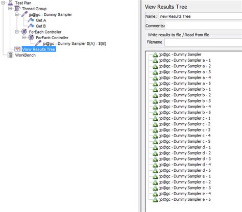 Jmeter Control Foreach Nested Stack Overflow