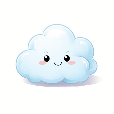 Dibujos Animados De Nubes Foto Premium