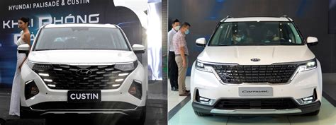 Hyundai Custin và KIA Carnival Đại chiến MPV 7 chỗ thương hiệu Hàn