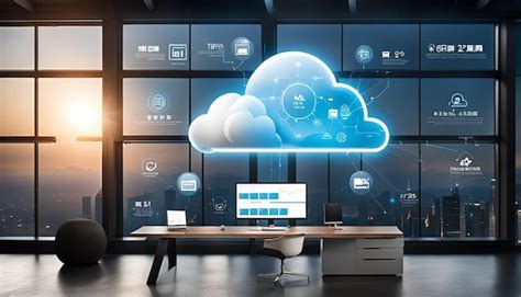 cloud technology and remote monitoring premium ai generated image