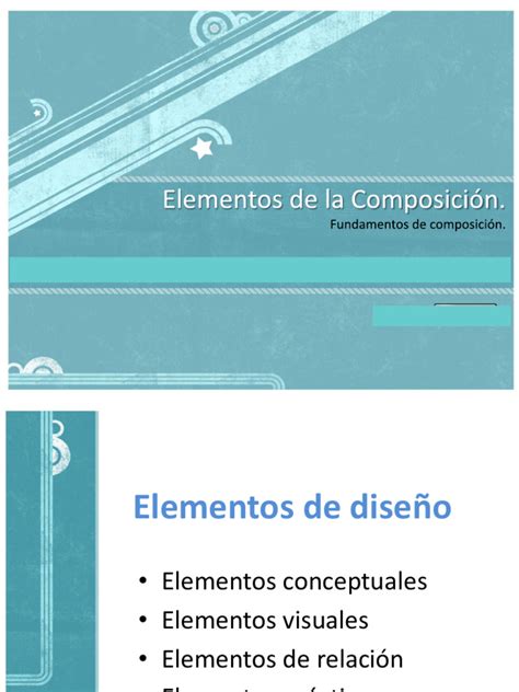 Elementos Compositivos Repaso Pdf Espacio