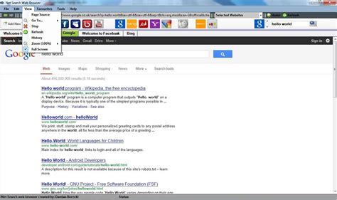 Net Search Web Browser Download Sourceforge Net