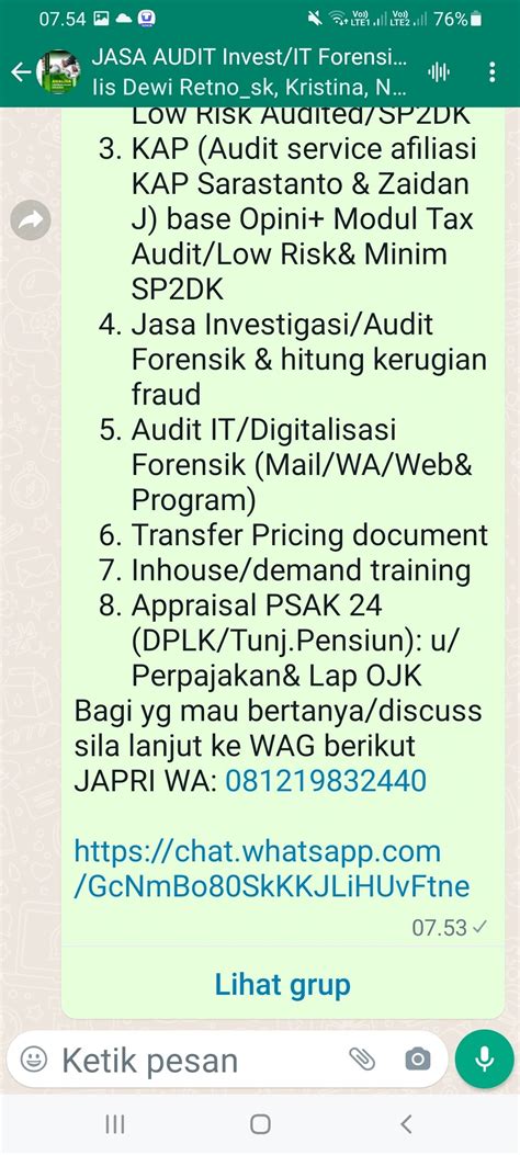 Sartono Se Ak Ma Cpod On Linkedin Minat Lanjut Wa