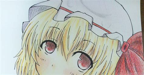 東方 色鉛筆でフラン 藤岡のイラスト Pixiv