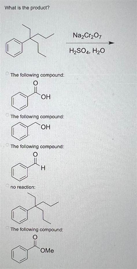 Solved A B C D No Reactionwhat Is The Product The