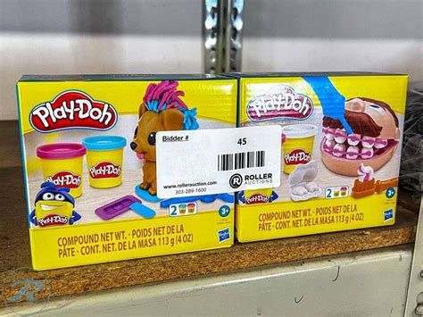 2 Play Doh Mini Classics 4oz Roller Auctions