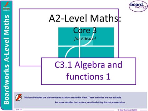 A2 Level Maths Core 3 For Edexcel