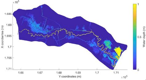 Map Of Flooding Using Updated Source Code Of Telemac 2d That Occurred Download Scientific