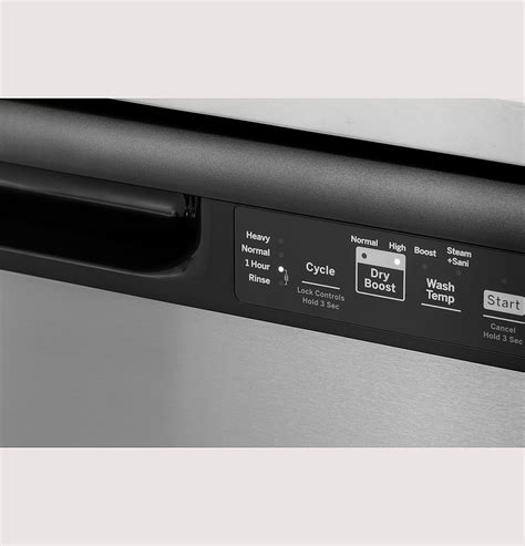 GE 24 Front Control Built In Plastic Tub Dishwasher With Steam