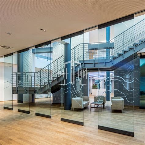 Clear Collapsible Folding Glass Office Partition Wall Wholesale