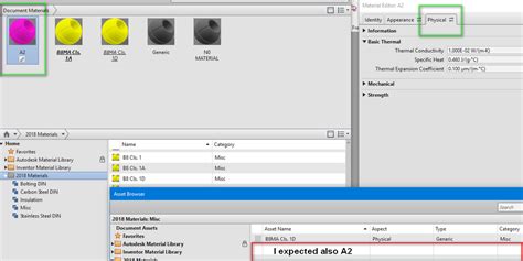 Material Library Asset Browser Inconsistancy Autodesk Community