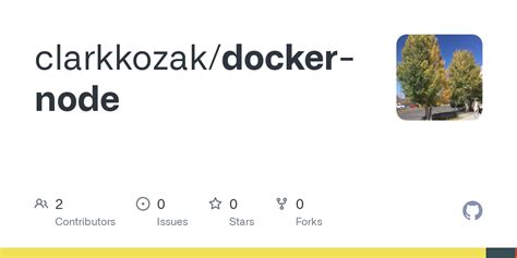 GitHub Clarkkozak Docker Node