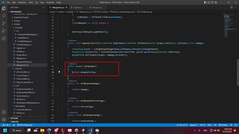 Weapon reference - Ask - GameDev.tv