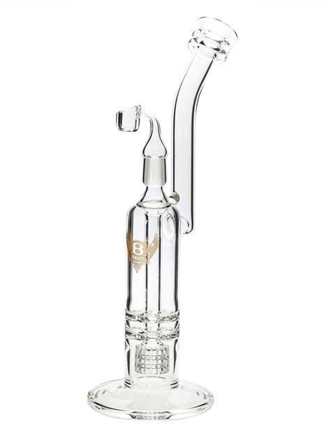Bent Glass Double Ratchet Dab Rig Most Trusted Smoke Shop Bongs