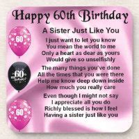 Der 60 Geburtstag Schwester Geschenke Zazzle De