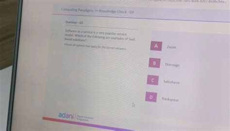 Computing Paradigms Knowledge Check Studyx