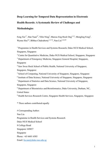 Pdf Deep Learning For Temporal Data Representation In Electronic