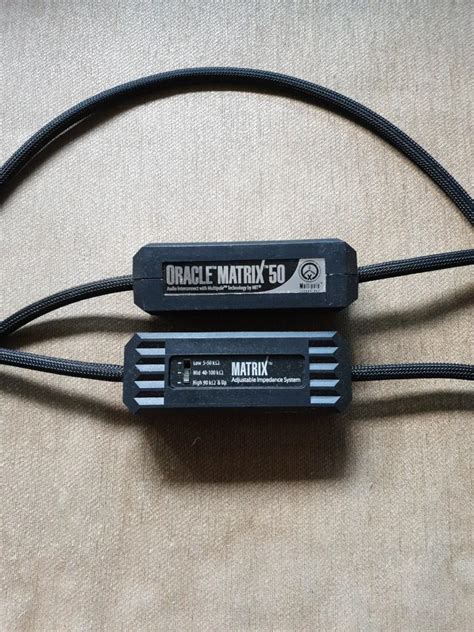 Mit Oracle Matrix 50 Rca Interconnects Audio Other Audio Equipment On
