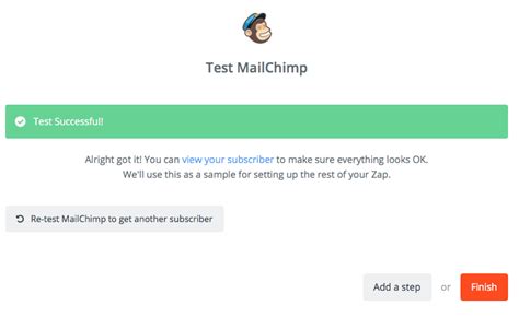 Zapier Subscribe A New Student To A Mailchimp List Thinkific